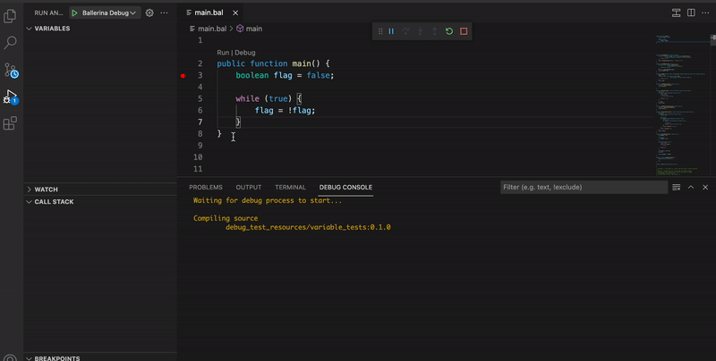 Debug Ballerina programs